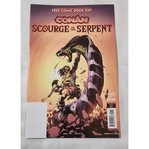 Other | 3pk Conan Scourge Of The Serpent Titan Comics 225 Fcbd De La ...